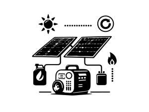 Dual Solar and Gas Generator: Dream Combo - Solar Waypoint